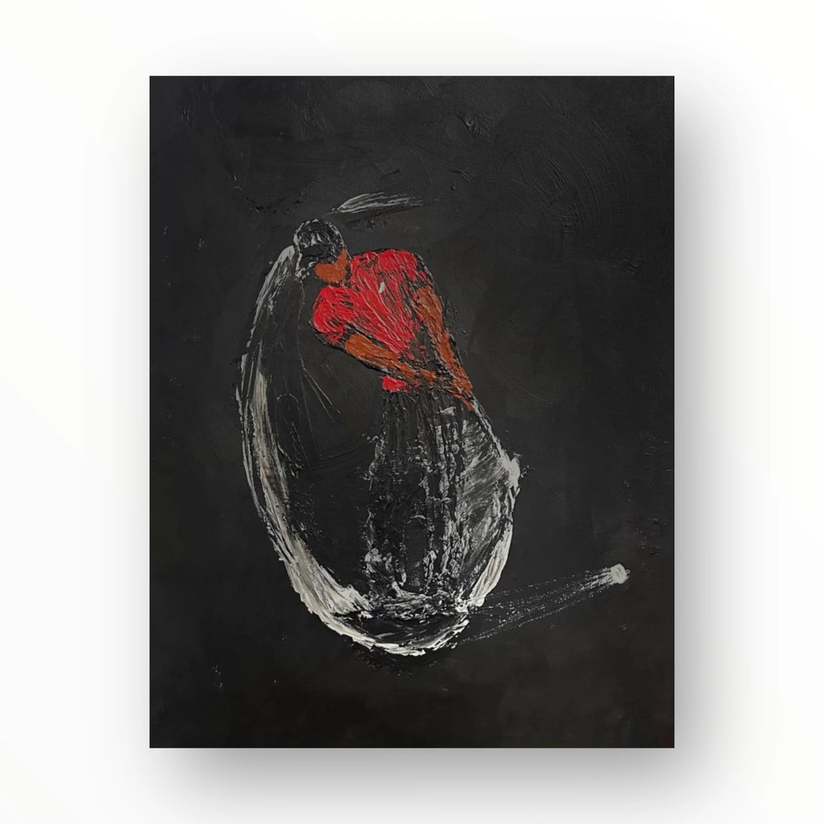 The Perfect Swing Acrylic Painting With Golf Clubs By Drew Reinland (24 ...