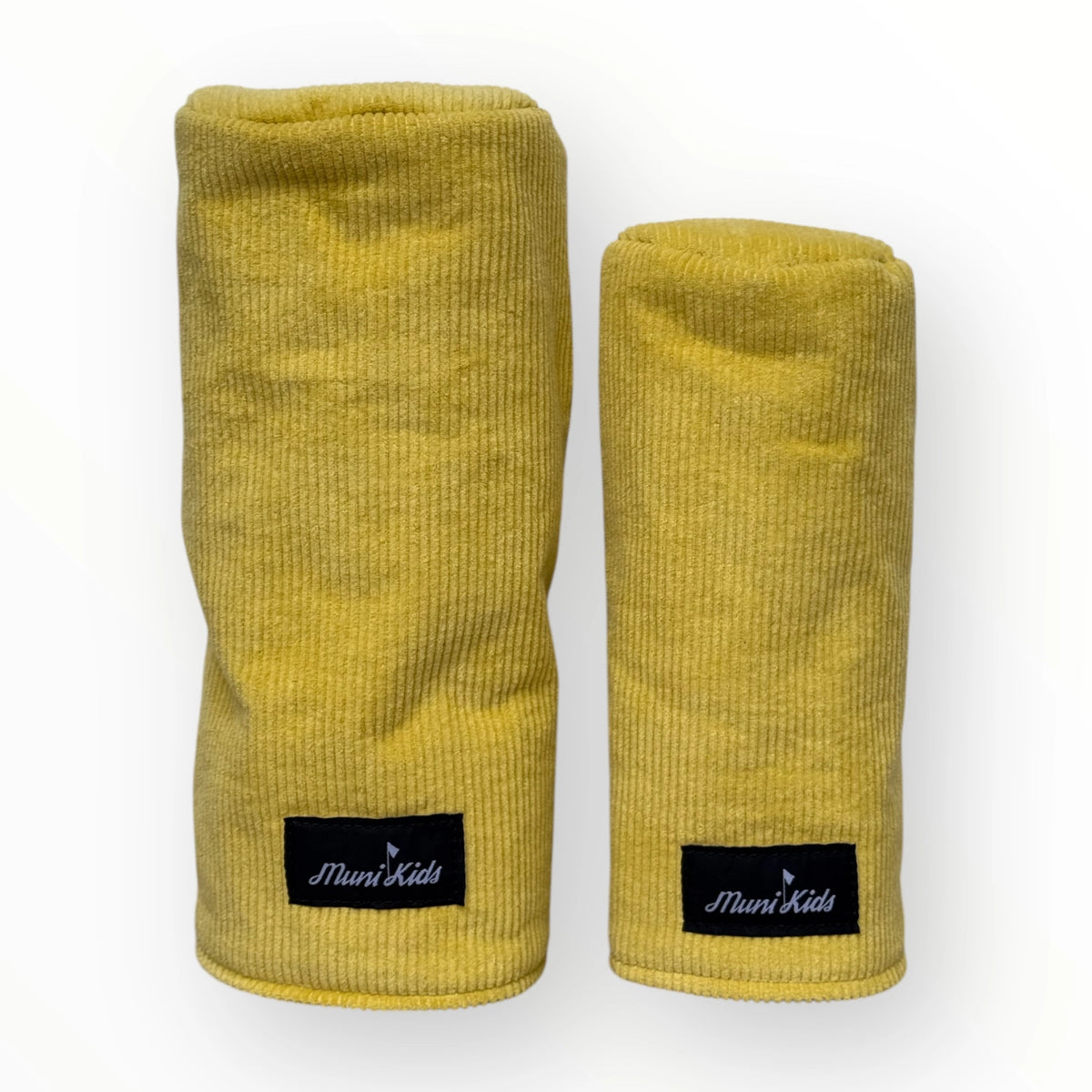 Yellow Corduroy Golf Headcovers | Golf Head Covers – Muni Kids®