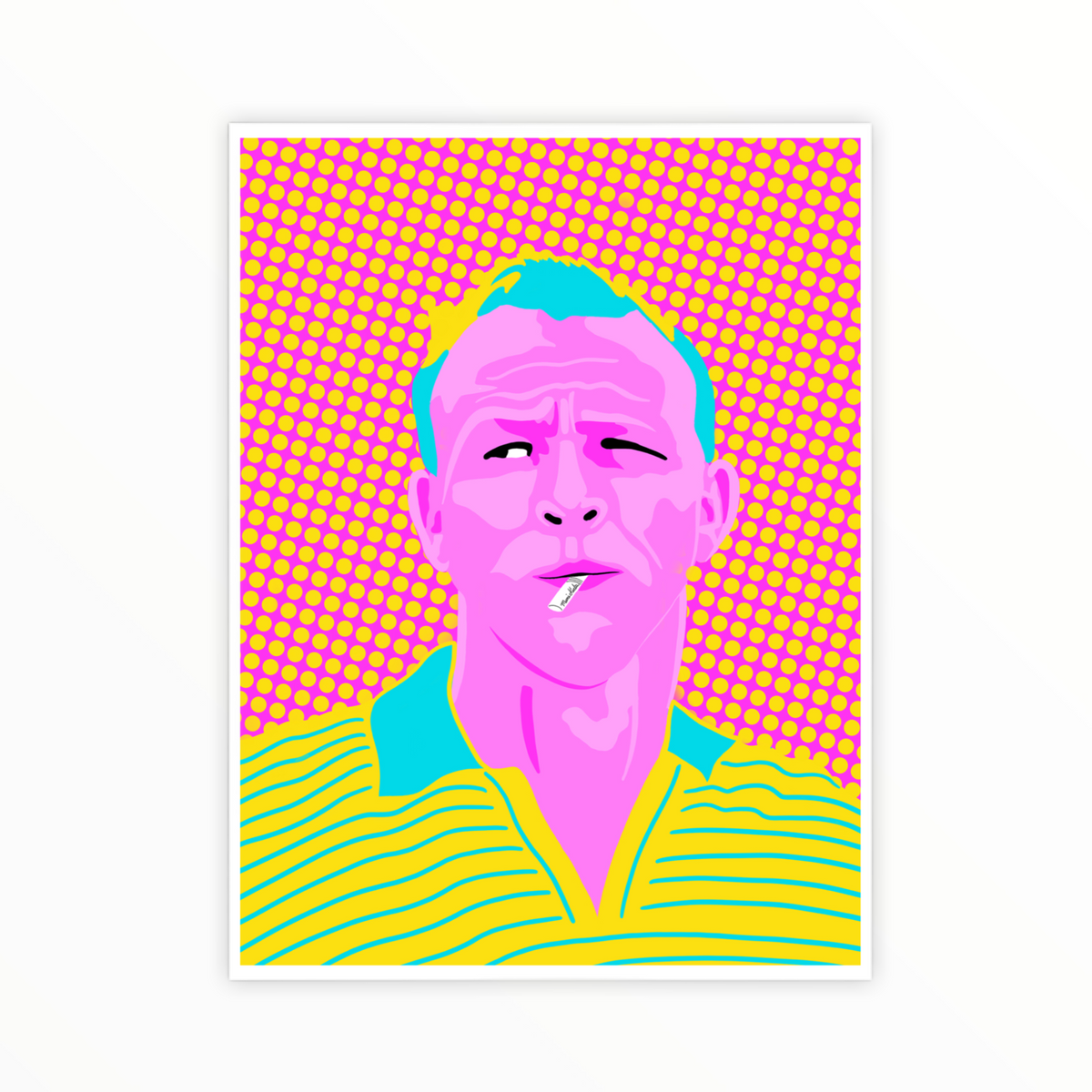 Golf Art - Drip Arnie Print - Golf Poster Print – Muni Kids®